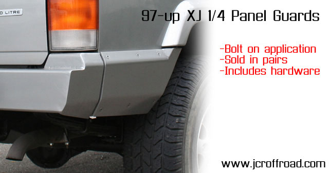 Jeep XJ Armor; Tcase Skid, Gas Tank Skid, 1/4 panel guards. | Pirate 4x4