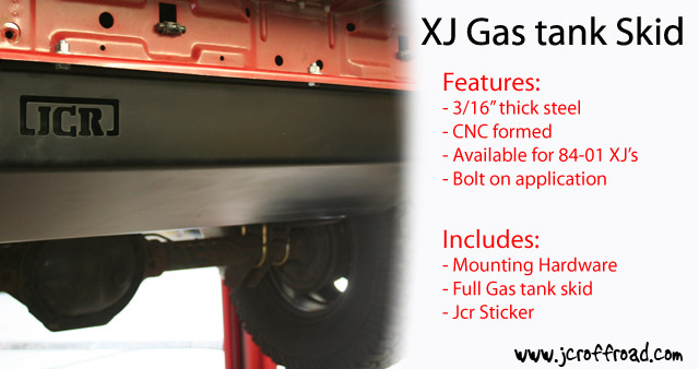 Jeep XJ Armor; Tcase Skid, Gas Tank Skid, 1/4 panel guards. | Pirate 4x4