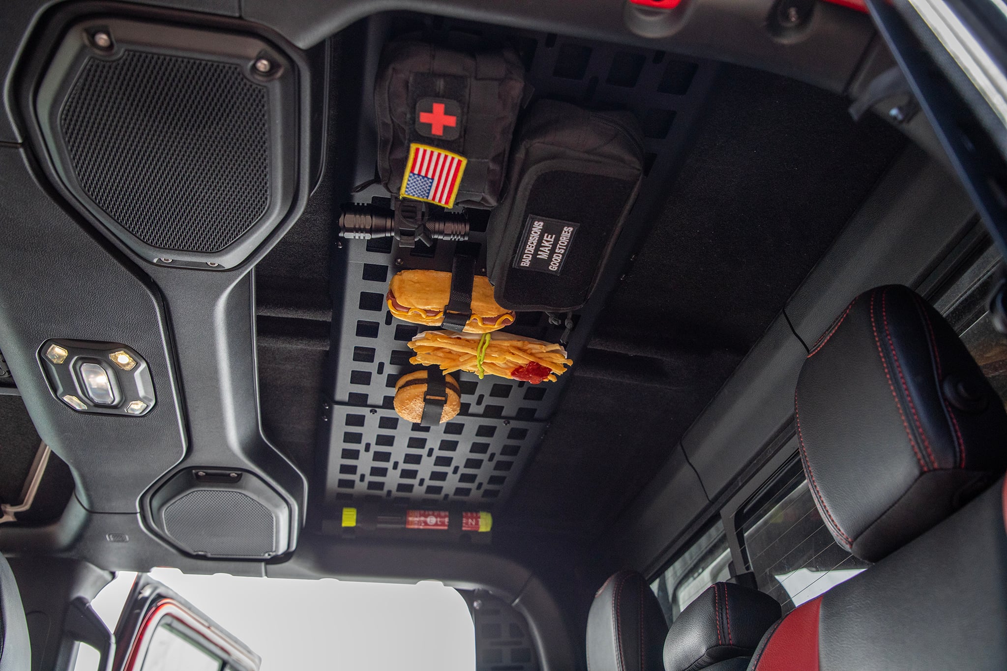 JcrOffroad: JT Rear Overhead MOLLE Panel | Jeep Gladiator (20+)