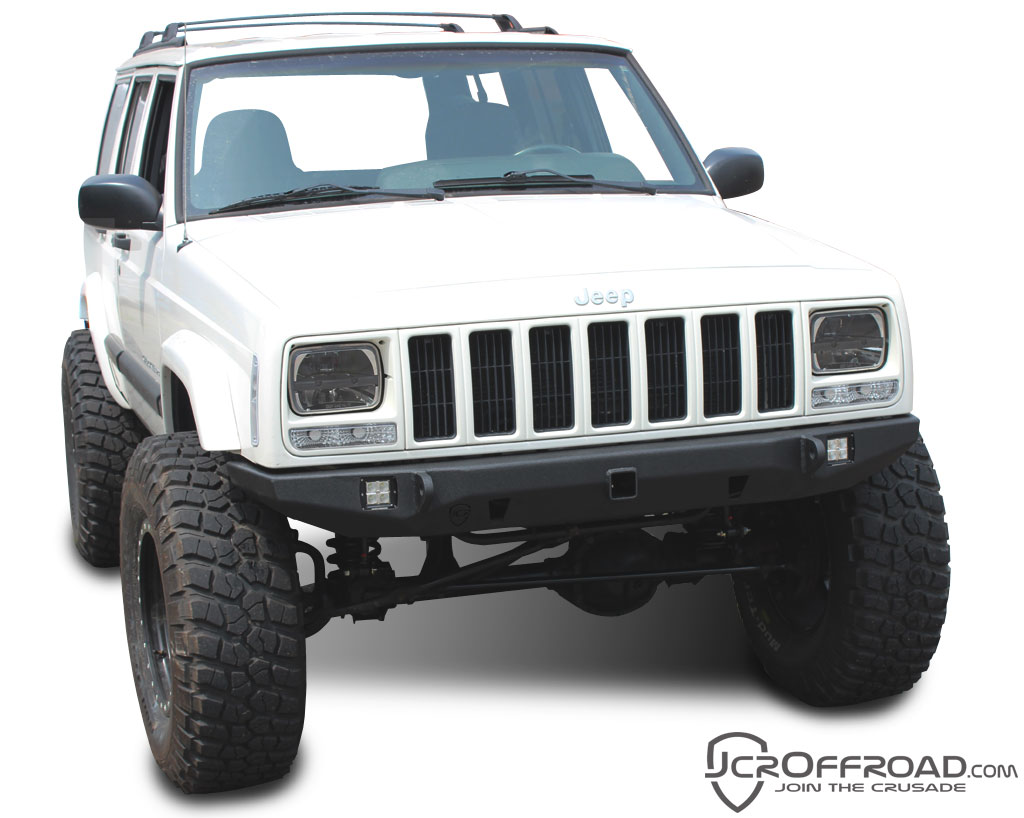 JcrOffroad: Jeep Cherokee Front Bumper | Crusader | Jeep XJ (84-01)
